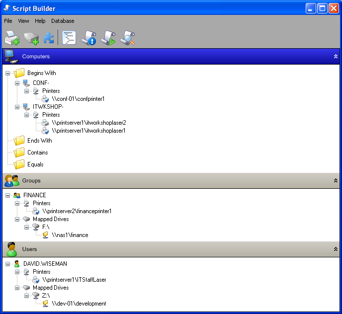 Script Builder Wisedataman